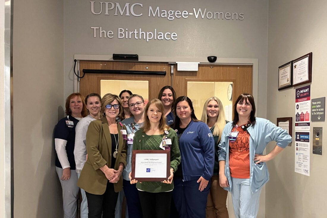 The Birthplace at UPMC designated Baby-Friendly for Excellence in ...